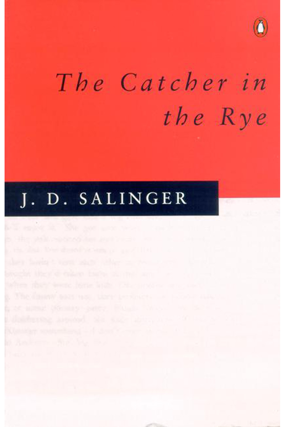 Catcher In The Rye White Cover Old School Sundays: J.D. Salinger's