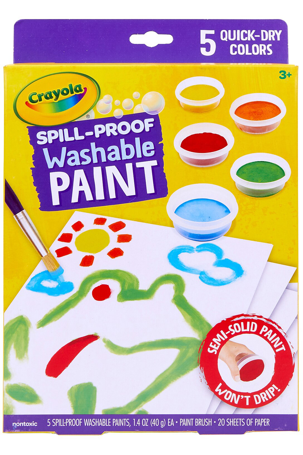 Crayola Paint Products Crayola 10ct 2oz Washable Kids Paint | Shopee