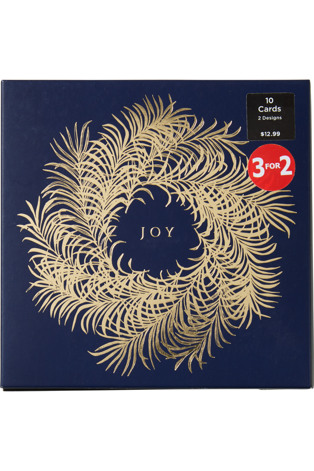 Whsmith Boxed Cards Joy Noel Pack Of 10 Christmas Shop