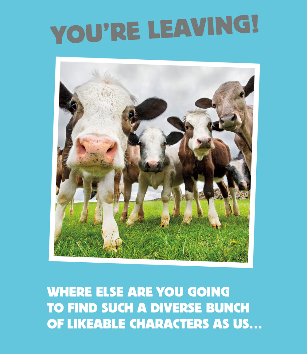 Goodbye And Good Luck Leaving Greeting Card Funny Humour Funny New Job