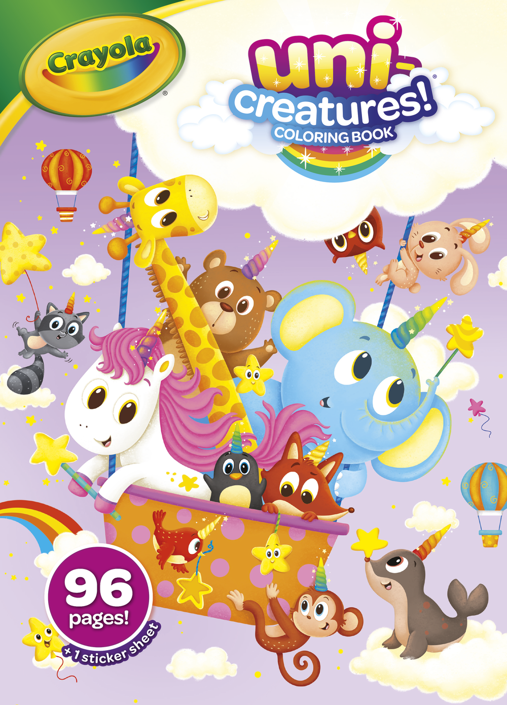 Crayola Uni-Creatures Colouring Book - Whitcoulls