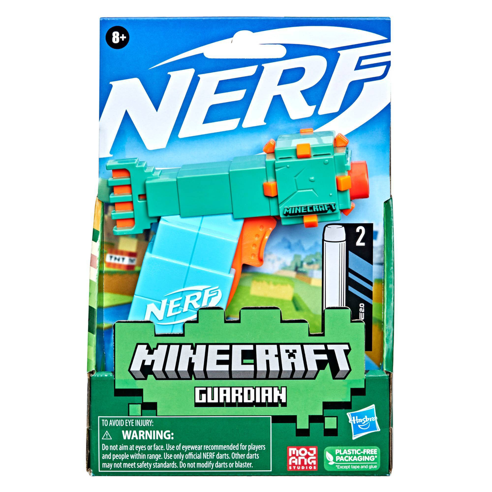 NERF Minecraft Microshots Blaster Assorted - Whitcoulls